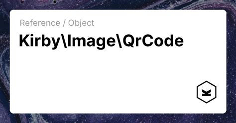 QrCode Kirby CMS