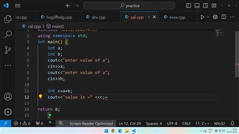 how to make calculator in c youtube