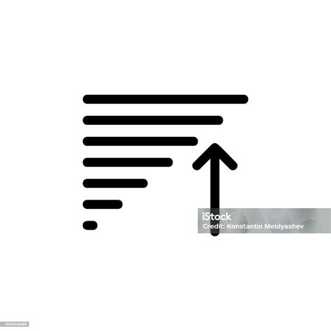 정렬 텍스트 아이콘입니다 텍스트 편집기의 간단한 문양 벡터 Ui와 Ux 웹사이트 또는 모바일 응용 프로그램에 대 한 아이콘을