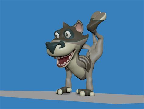 늑대 만화 3d 모델 11 Unknown Obj Max Free3d 늑대 만화 3d 모델 11 Unknown Obj Max Free3d