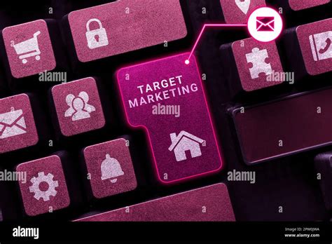 Text Sign Showing Target Marketing Business Overview Market Segmentation Audience Targeting