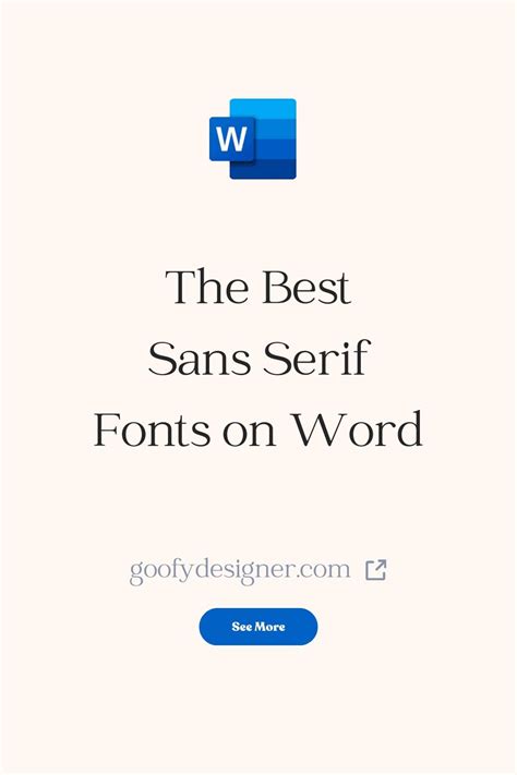 27 Sans Serif Fonts In Microsoft Word That Stand Out Best Sans Serif