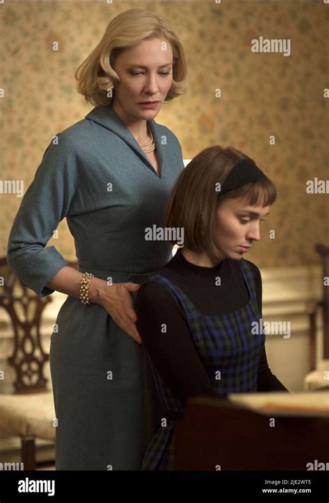 Cate Blanchett Rooney Mara Carol Stock Photo Alamy