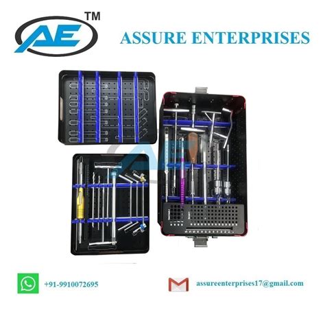 Ae Dynamic Hip Compression Screw And Plate Instruments Set For