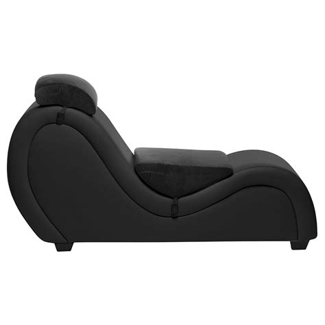 Kinky Couch Sex Chaise Lounge Black