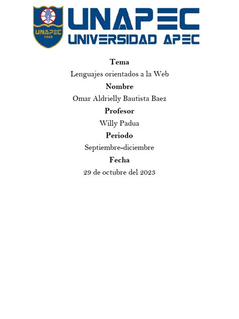 lenguaje de la web pdf lenguaje de programación programación de