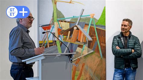 Der Maler Jochen Weise Stellt Im Künstlerhaus Göttingen Aus