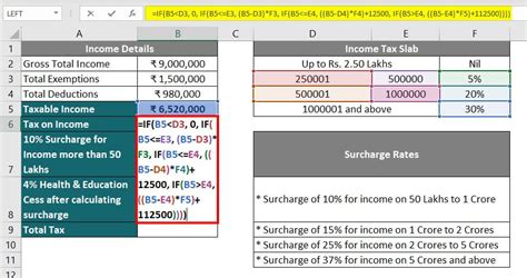 Calculate Income Tax In Excel AY 2024 25 Template Examples
