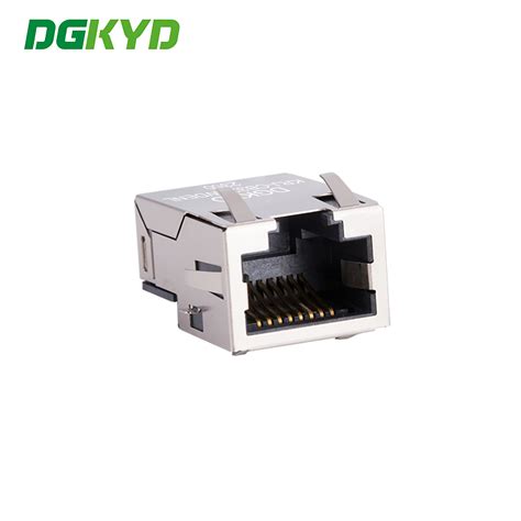 Krj Cb329wdenl Sink Plate Rj45 Pcb Connector Gigabit Integrated Ethernet Filter Smd