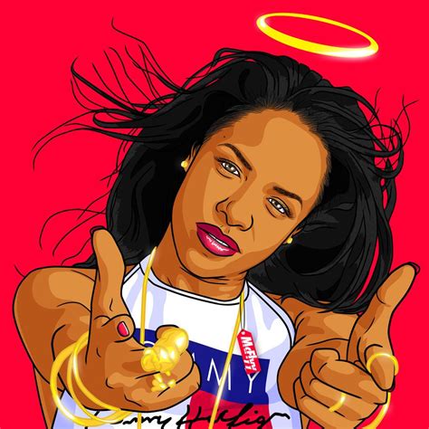 Aaliyah Animated Cartoon