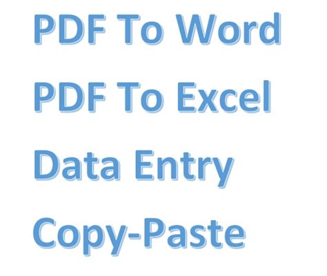 pdf to word excel powerpoint conversion by manjurpathan fiverr
