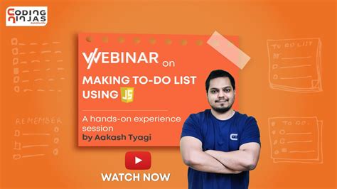 Let S Make A TO DO LIST Using Javascript YouTube