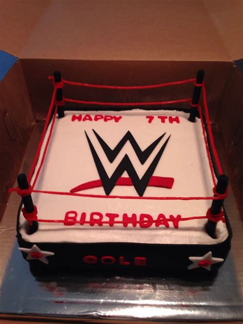 12 Wrestling Cake Ideas Wrestling Cake Cake Wwe Cake