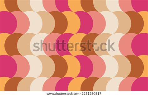 Overlap Circle Vector Pattern Semicircle Curve Stock Vector Royalty Free 2251280817 Shutterstock