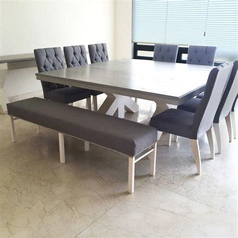 Juego De Comedor Elegante Con Sillas Y Banca Elegant Dining Room