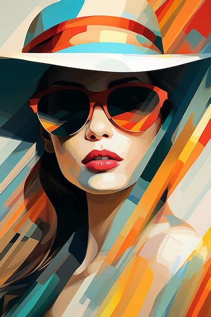 Illustration Féminine Vecteur Premium