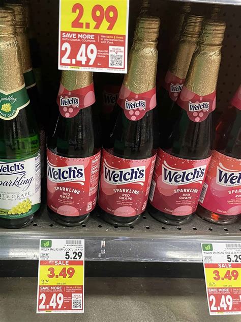 Welchs Sparkling Juices As Low As 174 Kroger Krazy