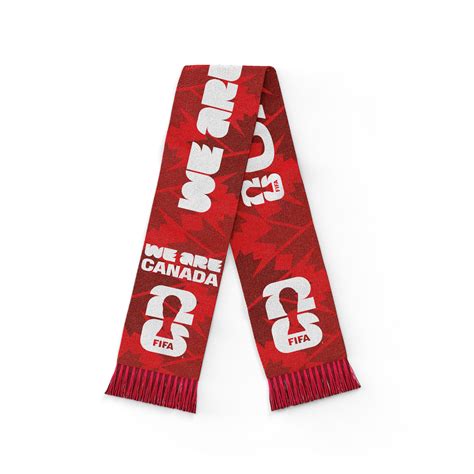 2026 World Cup We Are 26 Canada Scarf Official Fifa Store