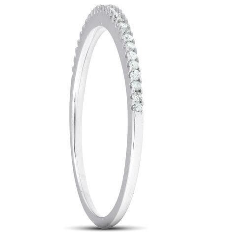 110ct Diamond Wedding Ring 10k White Gold