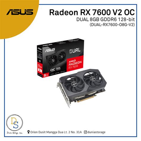 Promo Asus Dual Radeon Rx V Oc Edition Gb Gddr Cicil X Jakarta Pusat Dunia