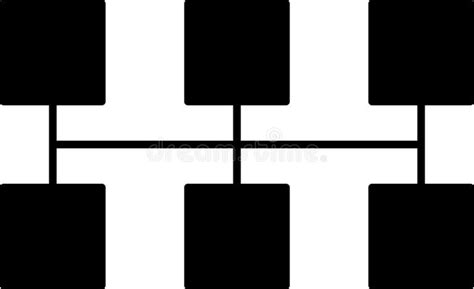 Flowchart Hierarchy Vector Icons Org Chart Organizational Flow