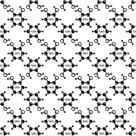 Catechol Molecule Pattern Seamless Vector 15882011 Vector Art At Vecteezy