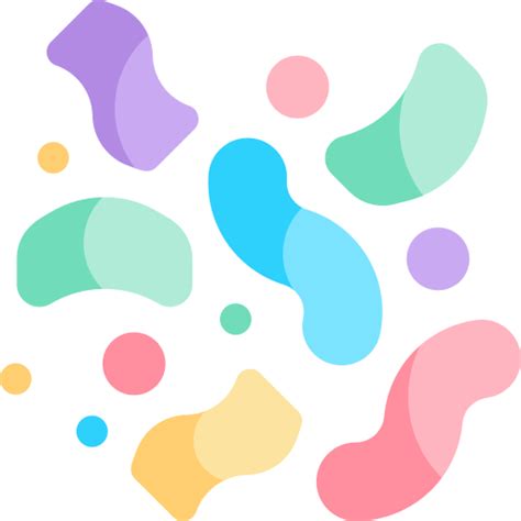 Confetti Kawaii Flat Icon