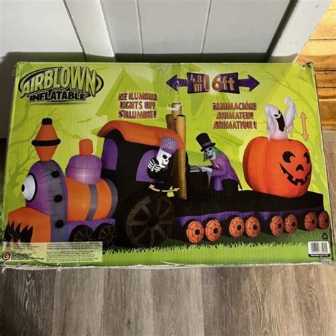 Airblown Inflatable Halloween Gemmy Haunted Train 16 Feet Long Spooky Scary 4568860233