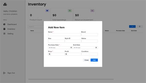 GitHub Cjdeniz Inventory