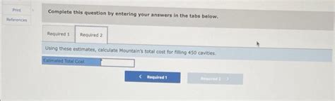 Solved Ook Int Rint Rences Mountain Dental Services Is A Chegg Com