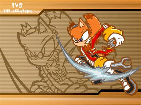 Download Sonic Battle Tails Character Art Wallpaper