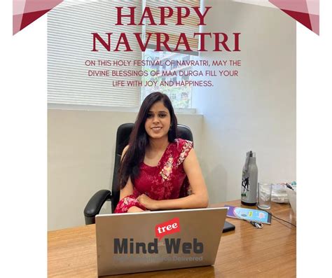 Minshu Kaushik On Linkedin Navratri Festival Blessings