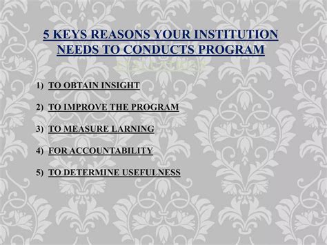 School Evaluation Program Pptx