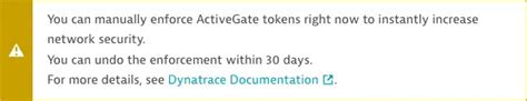 Activegate Security — Dynatrace Docs