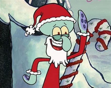 Spongebob Squarepants Christmas Spongebob Christmas Squidward