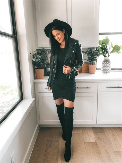 What To Wear During Winter With A Black Dress From Summer To Fall 4