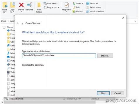 How To Add The Control Panel To The Start Menu In Windows 10