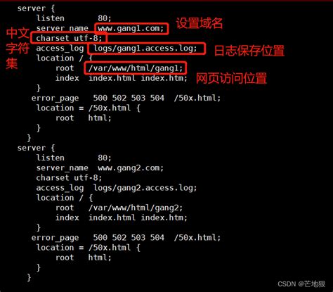 nginx网站服务 nginx监控模块vts、nginx配置文件介绍、nginx多种访问配置 nginx vts 芒地狠的博客 csdn博客