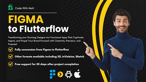 Convert Figma Adobe Xd Sketch Designs Into Flutterflow App By