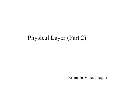 Ppt Physical Layer Part 2 Srinidhi Varadarajan Fourier Series