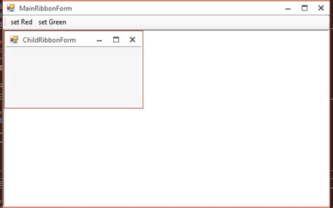 C1ribbonform Set Border Color Winforms Edition Componentone