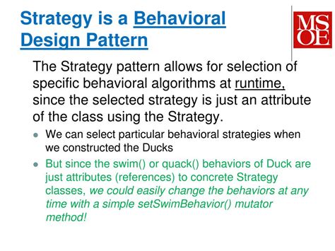 PPT The Strategy Pattern PowerPoint Presentation Free Download ID 1958704