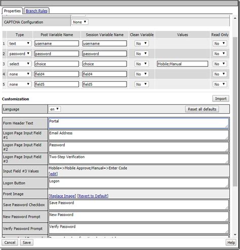 creating a dropdown f5 apm