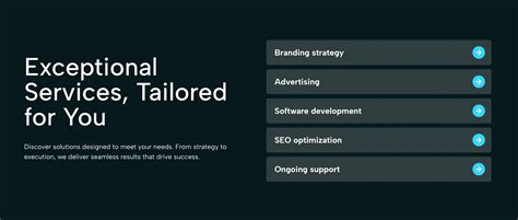 free elementor services list section template redesignee