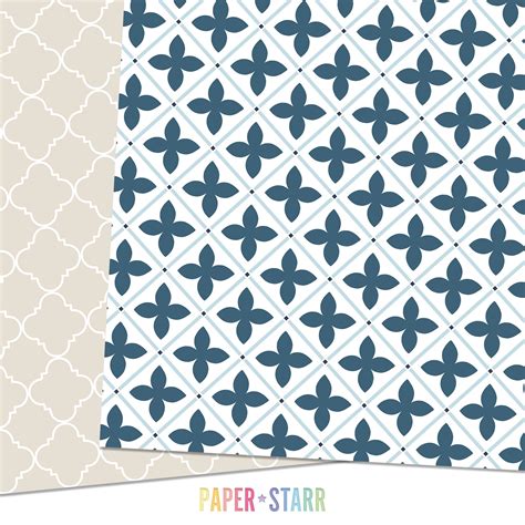 Mediterranean Tile Digital Paper Tile Background Decorative Tile Pattern Moroccan Tile Blue Mediterranean Tile Digital Paper Tile Background Decorative Tile Pattern Moroccan Tile Blue