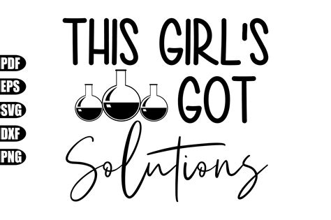 This Girls Got Solutions Svg Graphic By Creativekhadiza124 · Creative