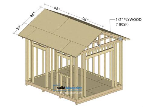 10x12 Shed Floor 10x12 Gable Shed Plans