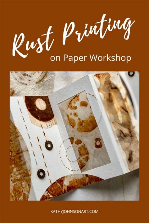 Create Beautiful Rust Prints On Paper