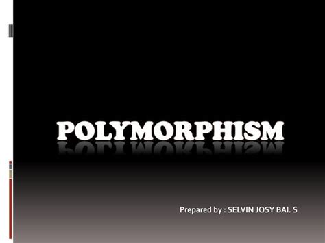 Polymorphism Ppsx Programming Languages Computing