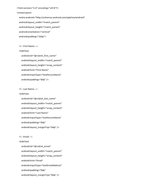Android Xml Pdf